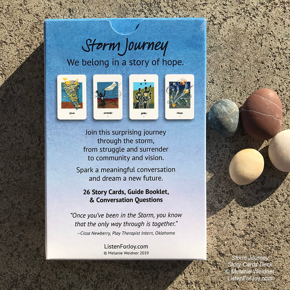 Product: Storm Journey Story Cards | Listen For Joy | Spiritual Art