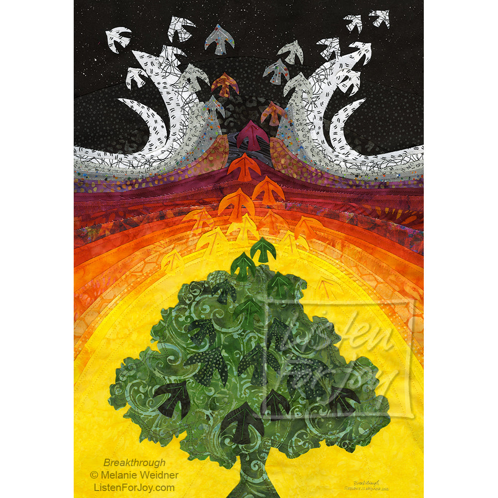 Breaking Through | Listen For Joy | Spiritual Art