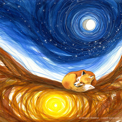 Listen For Joy | Melanie Weidner | Spiritual Art