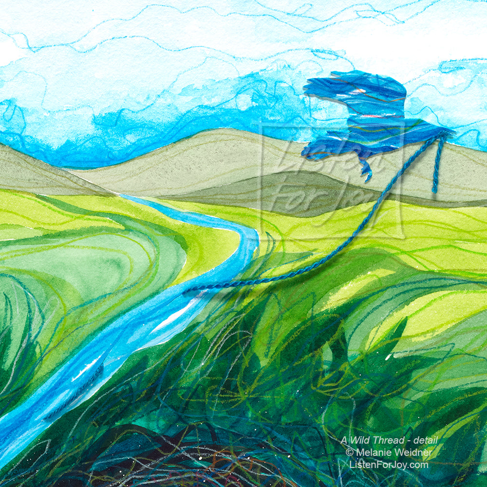 Product: A Wild Thread | Listen For Joy | Spiritual Art