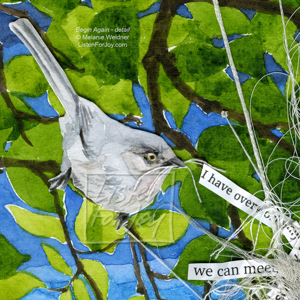 Product: Begin Again | Listen For Joy | Spiritual Art