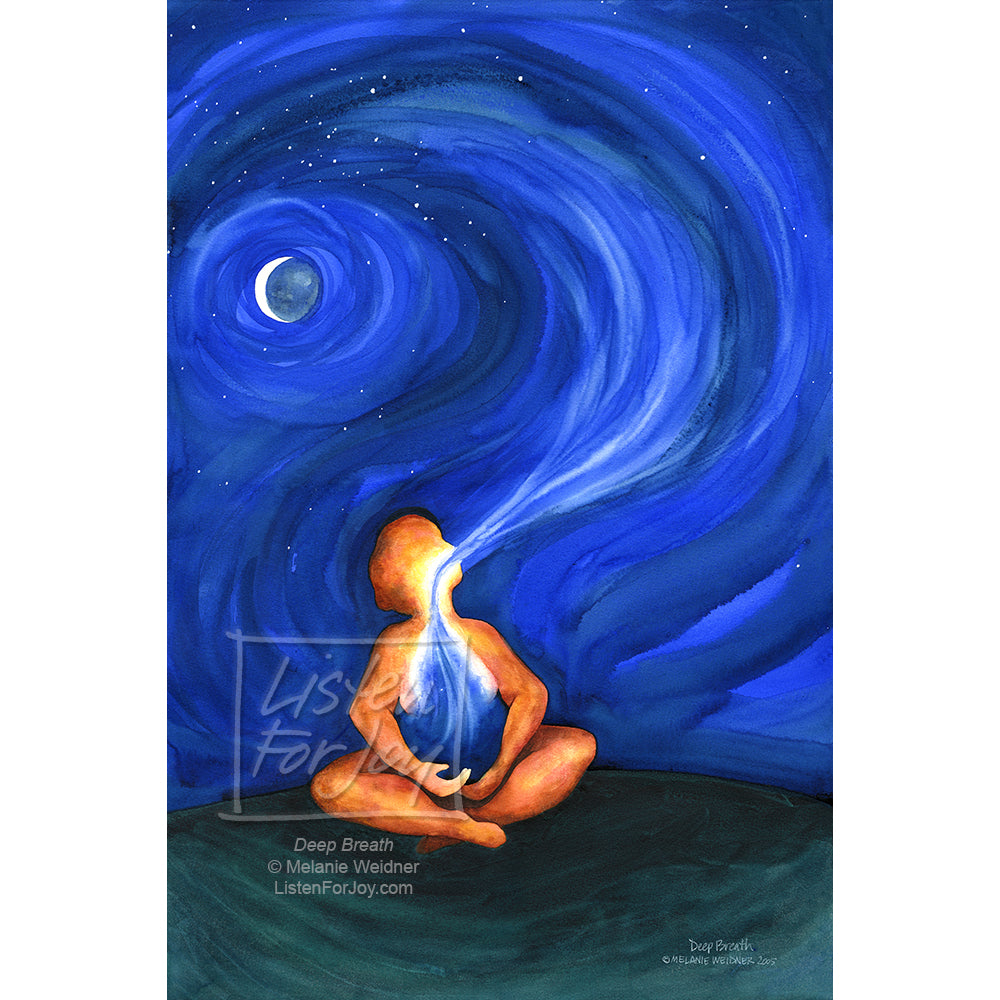 Product: Deep Breath | Listen For Joy | Spiritual Art