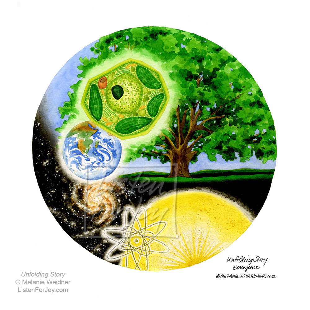 Product: Unfolding Story | Listen For Joy | Spiritual Art